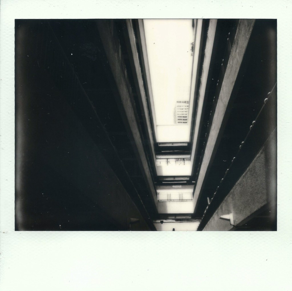 Using our Polaroid Spectra ImagePro – Damian with Sandra